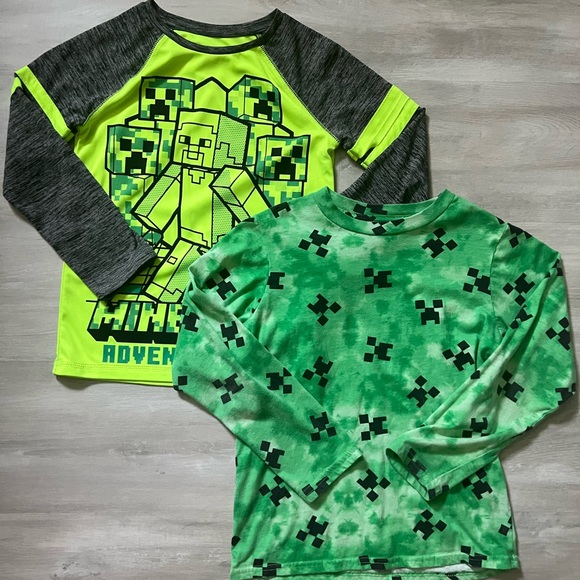 Minecraft | Shirts & Tops | Small Minecraft Long Sleeve Bundle | Poshmark